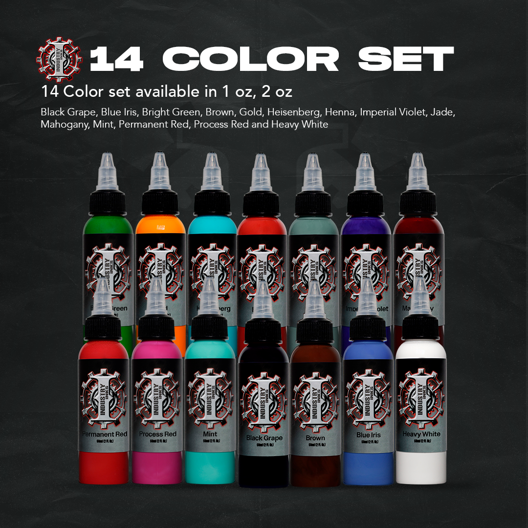14 Color Set - Industry Inks